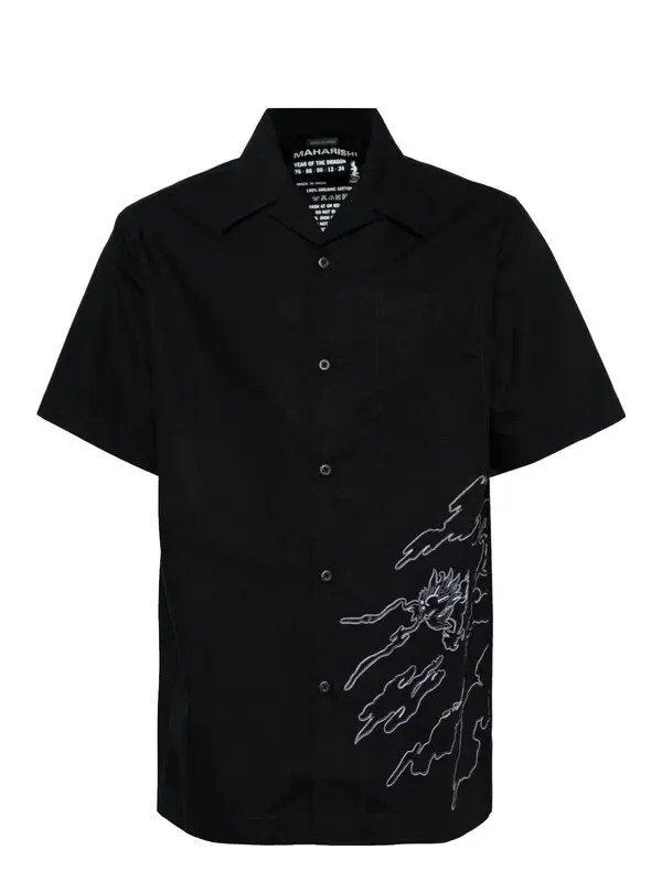MAHARISHI Cloud Dragon Shirt - Black