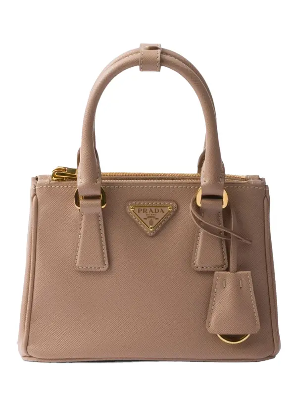 Prada Galleria Micro Bag - Neutrals