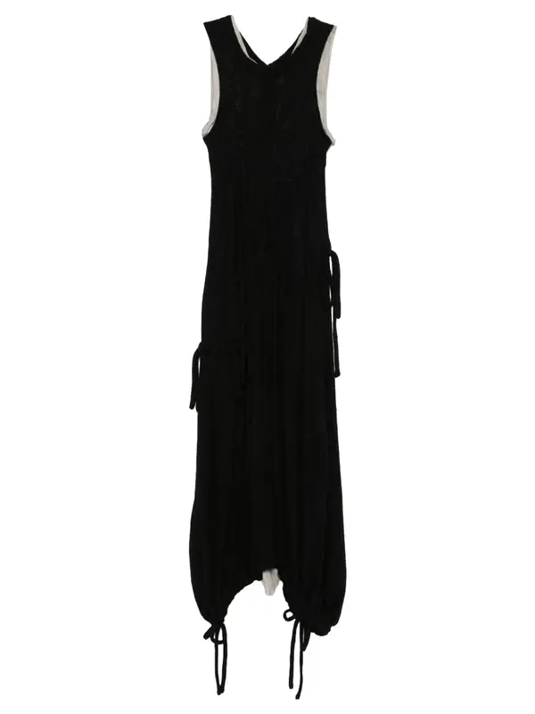 CHIAHUNG SU Layered Maxi Dress - Black