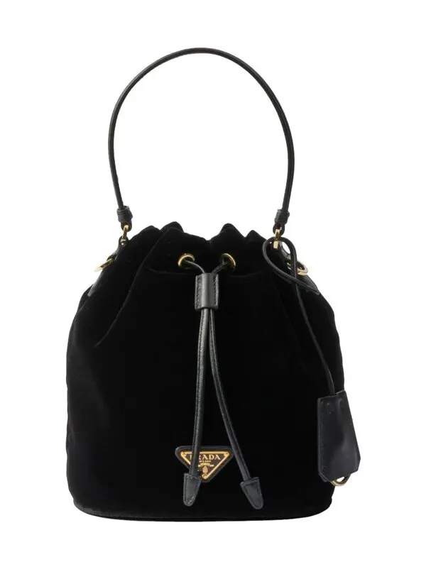 Prada Velvet Mini Bag - Black