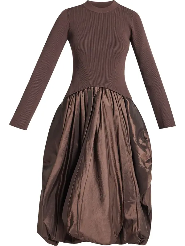 Simkhai Kenlie Midi Dress - Brown