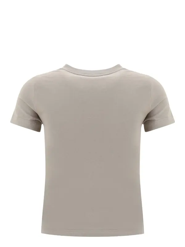 Chloé Flocked Logo T-shirt - Grey