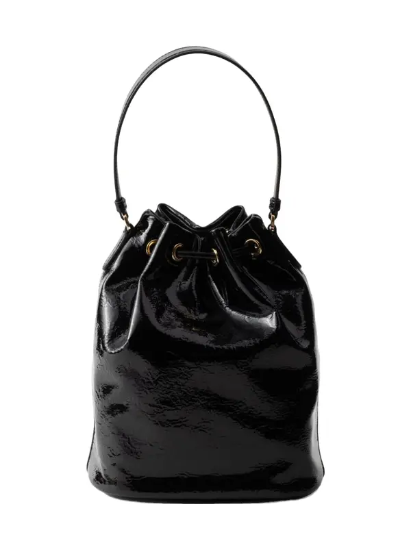 Prada Duet Bucket Bag - Black