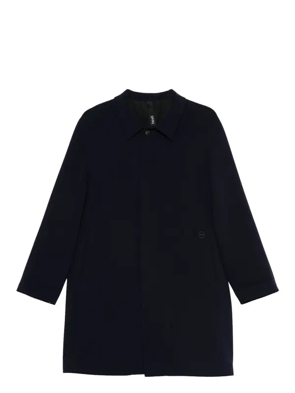 HEVO Loco Cotton-blend Coat - Blue
