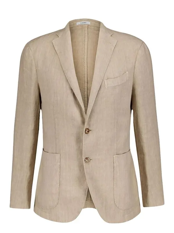 Boglioli Linen Blazer - Neutrals
