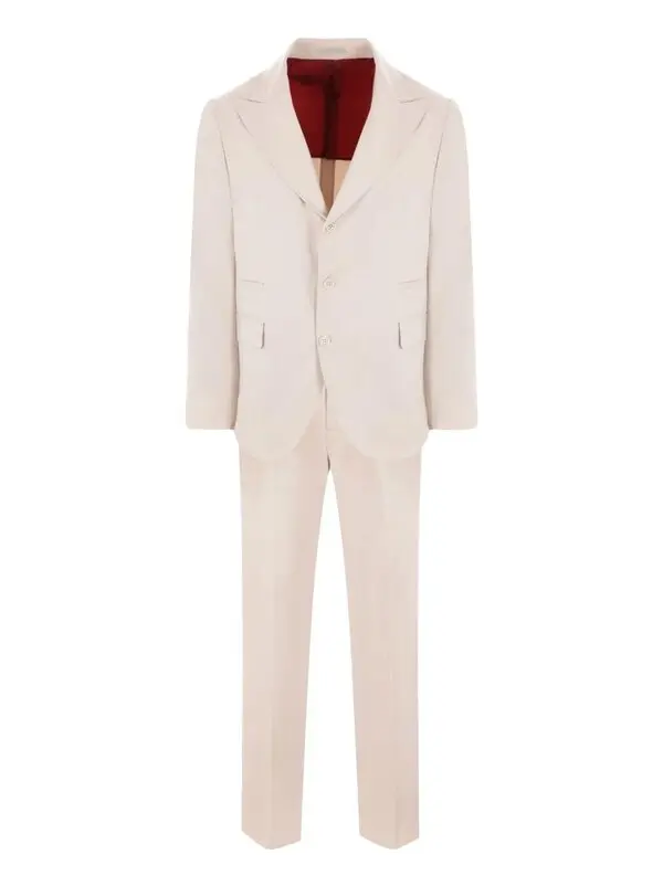Brunello Cucinelli Single-breasted Suit - Neutrals