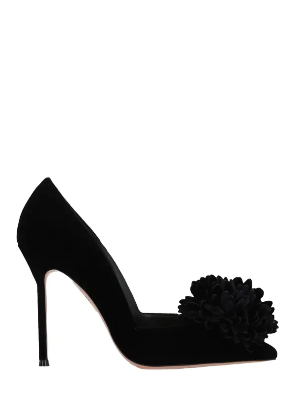 AQUAZZURA 105mm Couturier Pumps - Black