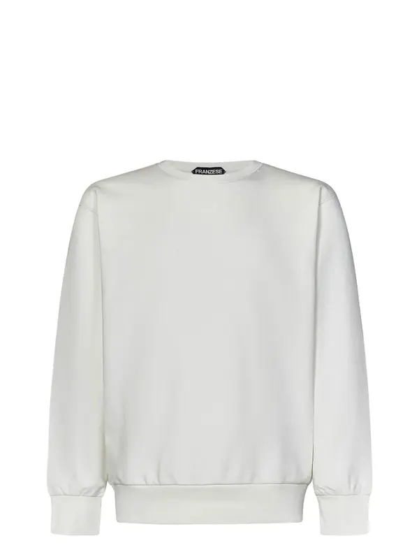 FRANZESE COLLECTION Cotton Sweatshirt - White