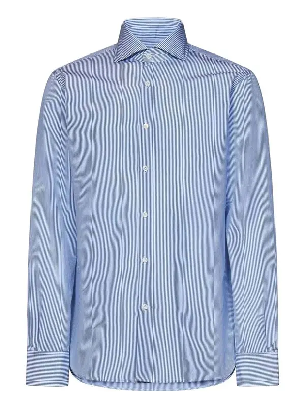 FRANZESE COLLECTION Striped Shirt - Blue