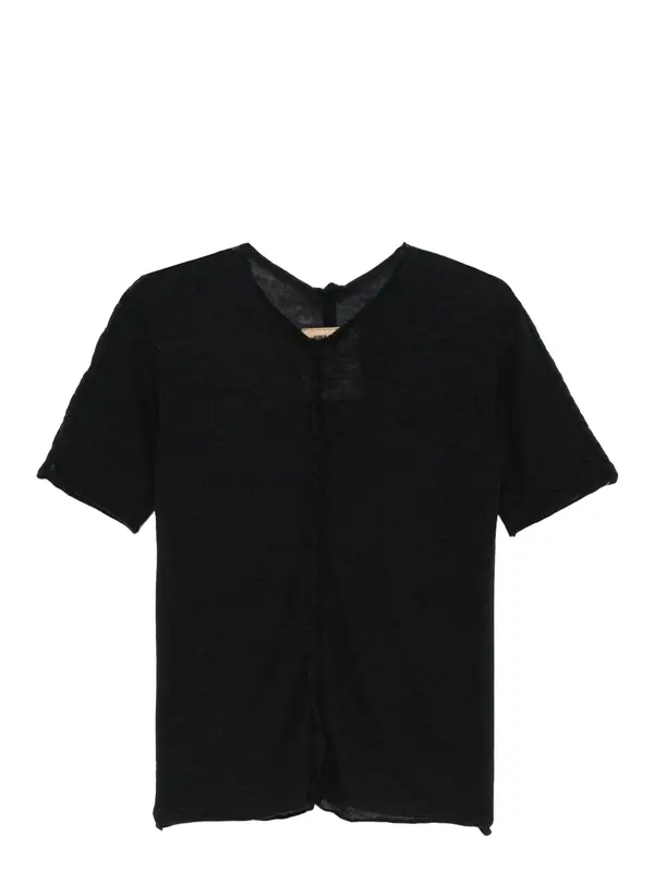 UMA WANG Cashmere T-shirt - Black