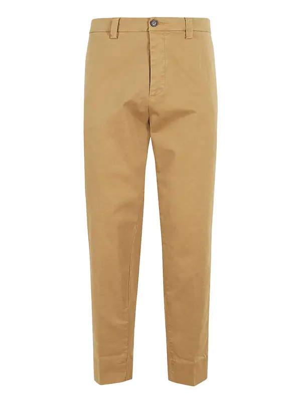 HAIKURE Cotton Straight-leg Trousers - Neutrals