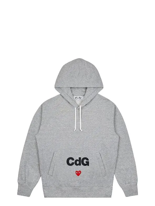 Comme Des Garçons Play Hoodie - Grey