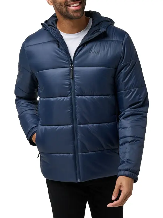 Travis Mathew Technical Water Repellent Puffer Jacket - Total Eclipse
