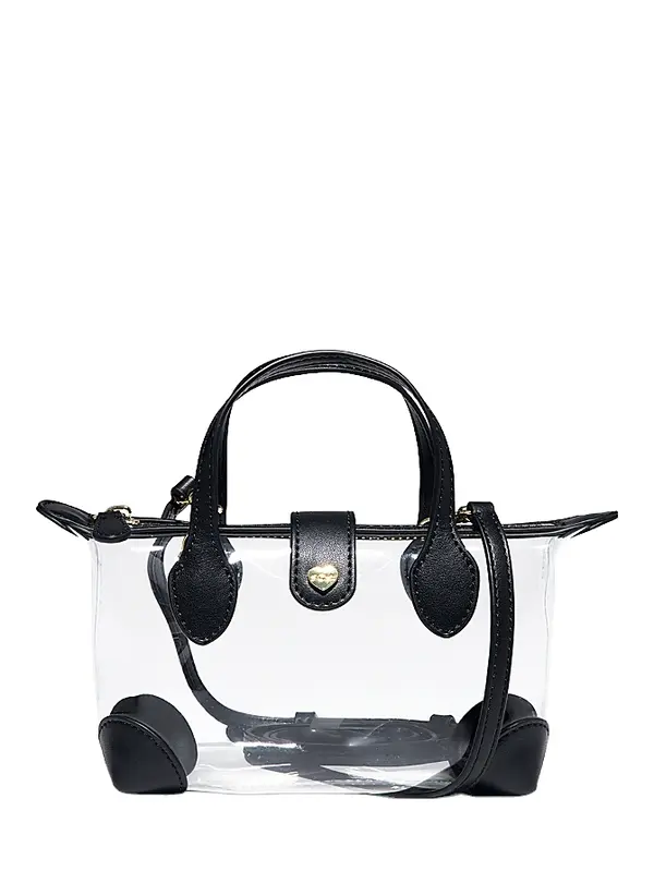 Stoney Clover Lane Clear Pouchette Crossbody - Noir