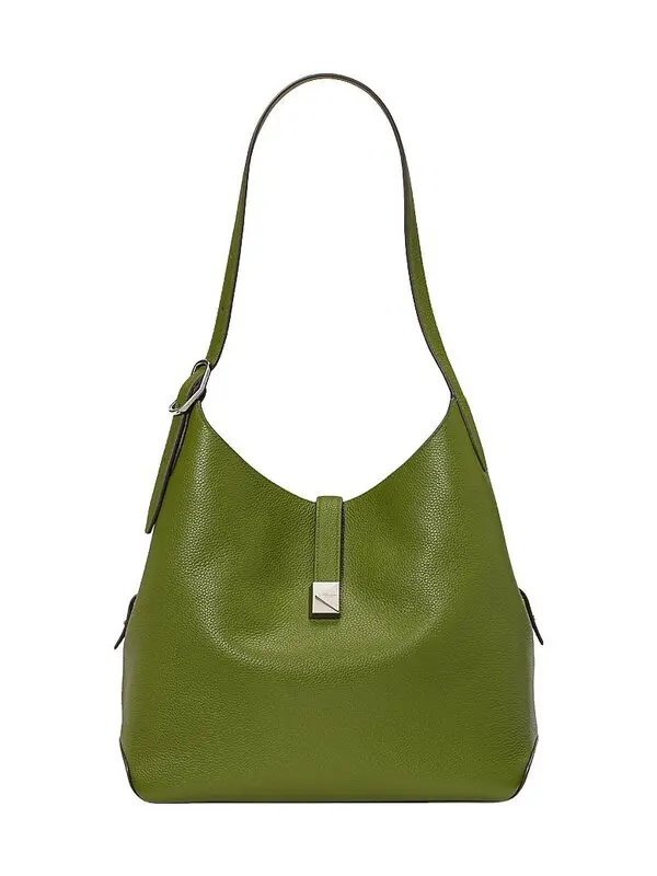 Kate Spade New York Deco Pebbled Leather Medium Shoulder Bag - Jungle Vine