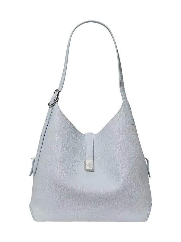 Kate Spade New York Deco Pebbled Leather Medium Shoulder Bag - Pale Sapphire