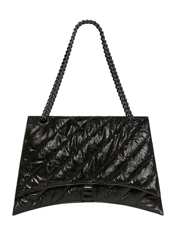 Balenciaga Crush Large Chain Bag - Black