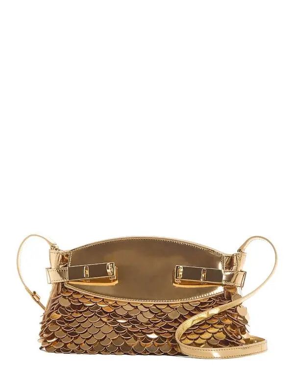 FERRAGAMO Hug Clutch - Lux Gold