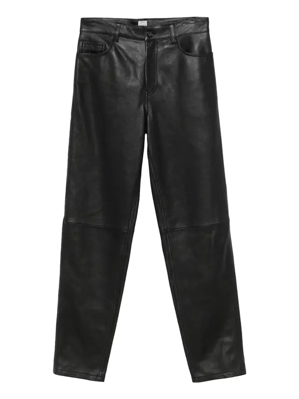 TOTEME 5-pocket Trousers - Black