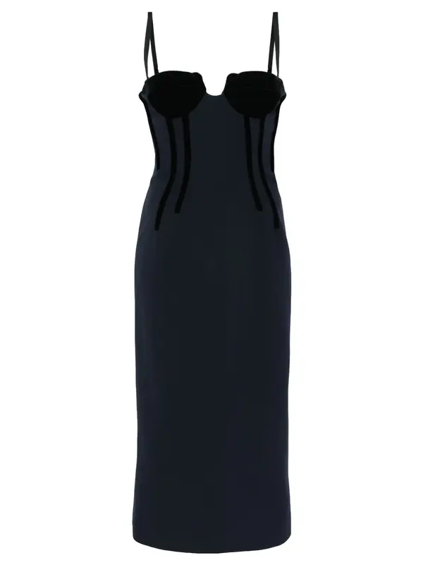 Sportmax Anemone Midi Dress - Blue
