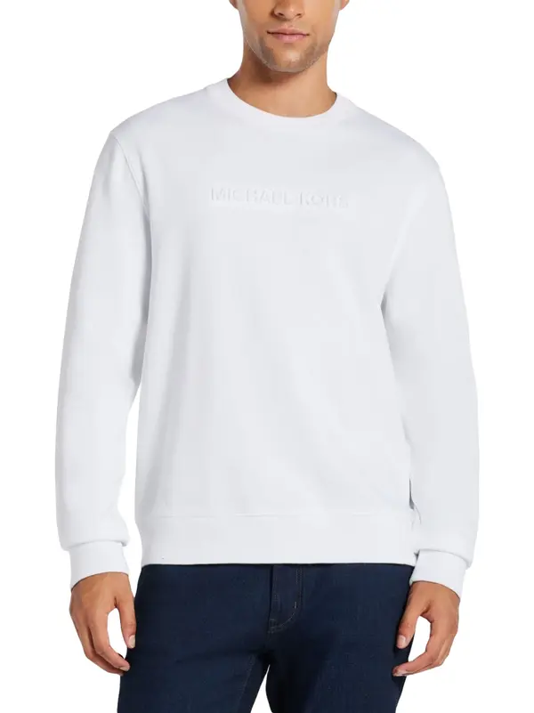 Michael Kors Logo-embossed Sweatshirt - White