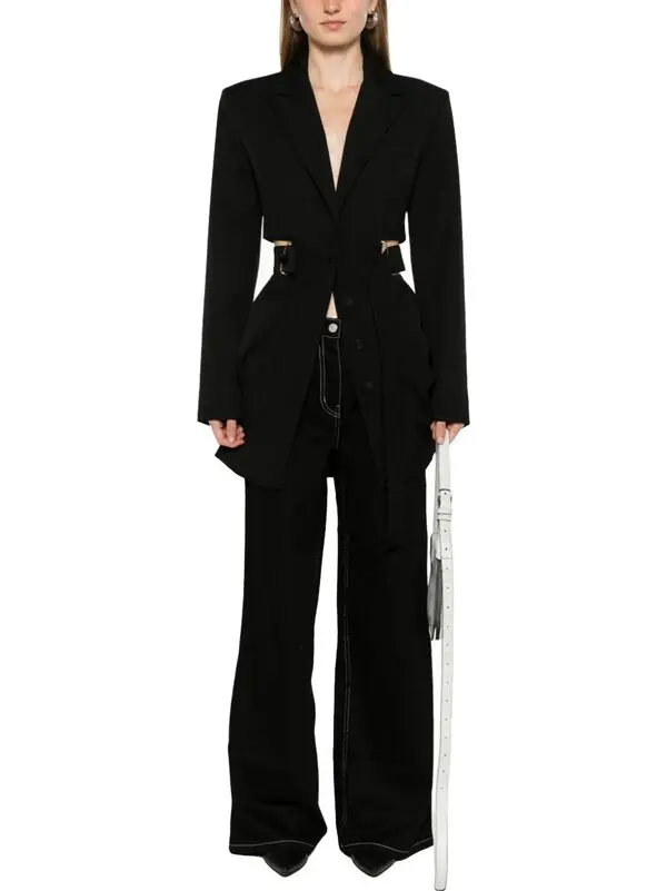 COURREGES Wide-leg Jeans - Black