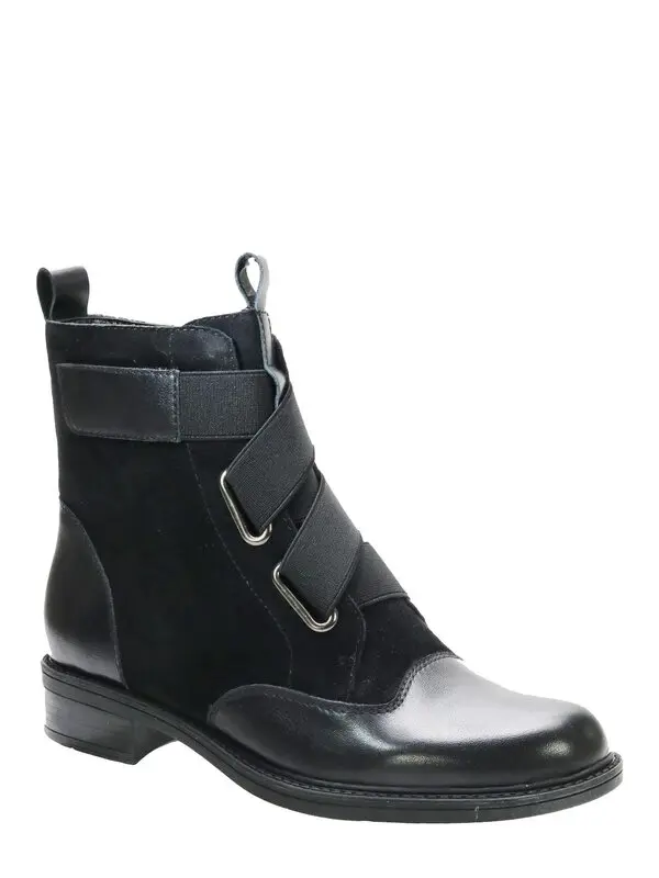 DAVID TATE Club Water-resistant Bootie - Black/ Black Combo