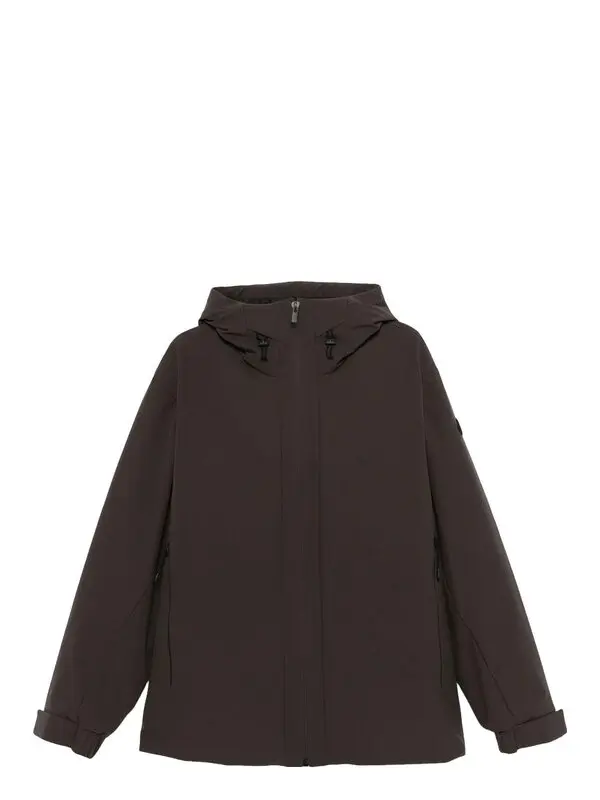 Moncler Riz Coat Jacket - Brown