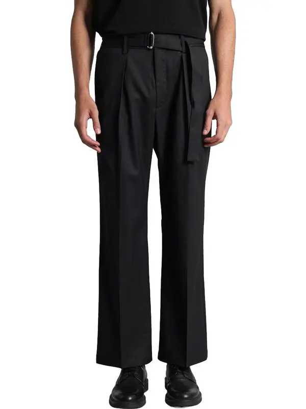 Attachment Straight Leg Pants - Black