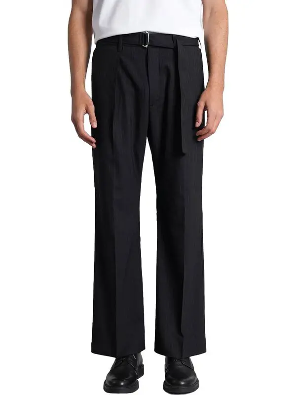 Attachment Straight Leg Pants - Black