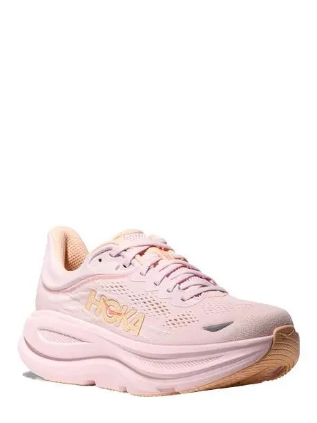 HOKA® Bondi Running Shoe - Lilac Cream/tangerine Glow