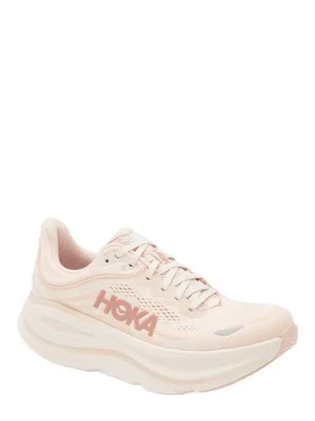 HOKA Bondi Running Shoe - Rose Latte/rose Cream