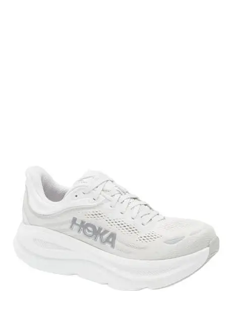 HOKA Bondi Running Shoe - Stardust / Silver