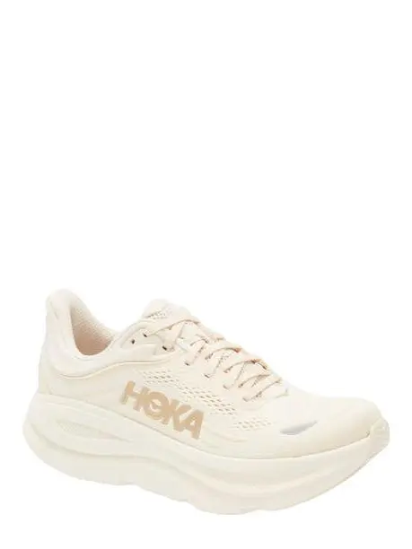 HOKA Bondi Running Shoe - Vanilla / Birch