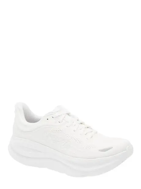 HOKA Bondi Running Shoe - White / White