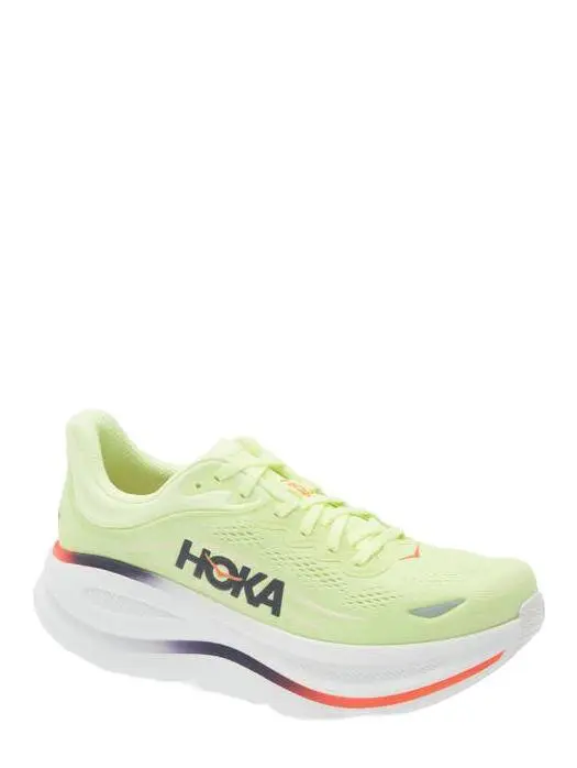 HOKA Bondi Running Shoe - Neon Yuzu/sunlight