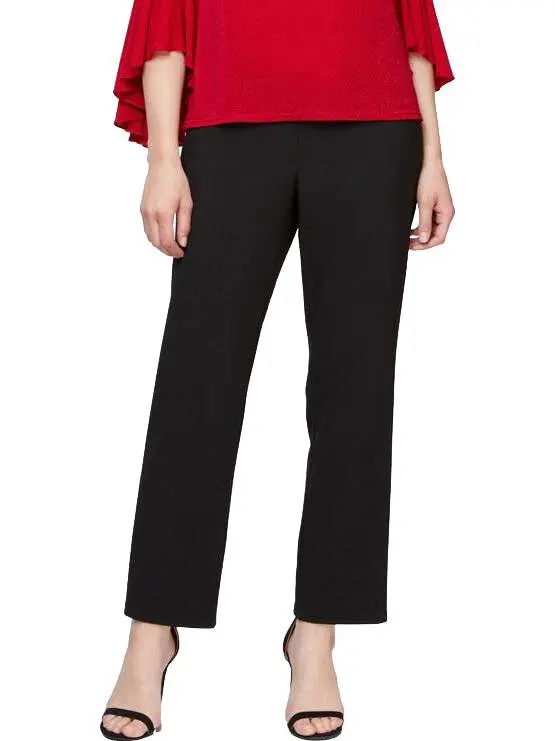 Alex Evenings Slim Leg Trousers - Black