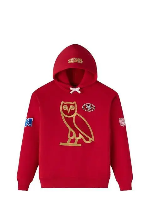 OVO X Nfl San Francisco 49ers Icon Team Hoodie - Red