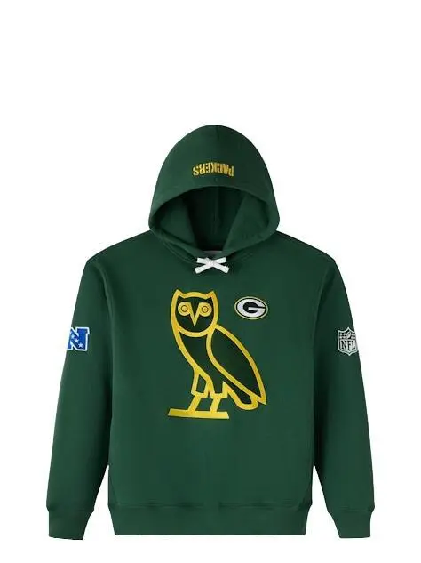 OVO X Nfl Bay Packers Icon Team Hoodie - Green