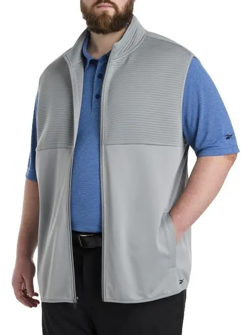 REEBOK Big & Tall Ribbed Vest - Grey 3