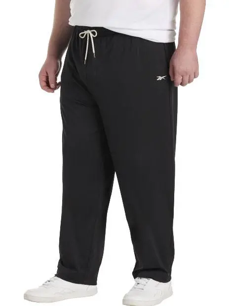 REEBOK Big & Tall Performance Athletic-fit Sweatpants - Black