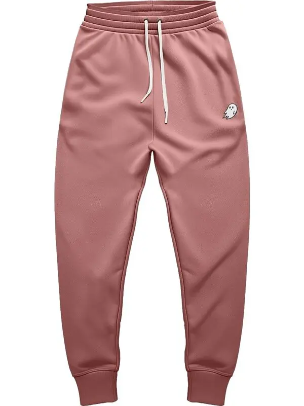 DALIX Ghost Fleece Jogger Sweatpants - Mauve