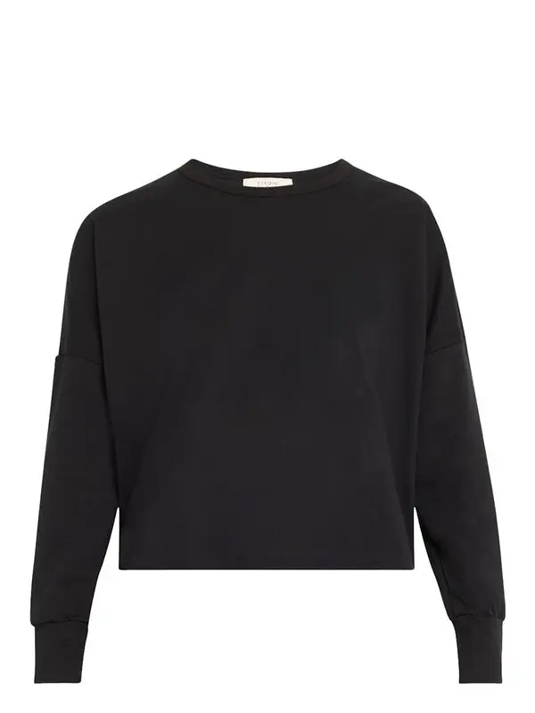 Studio Nicholson Long-sleeve Jersey T-shirt - Black