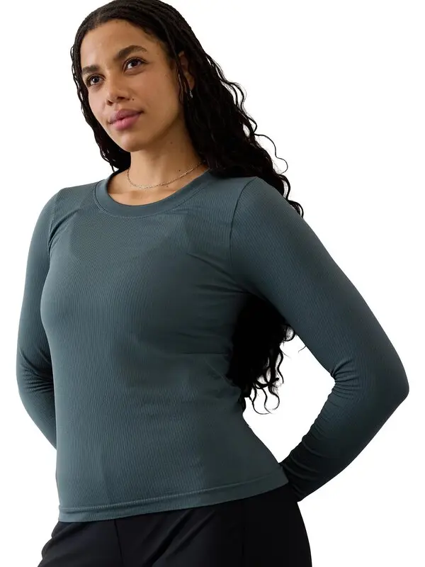 Athleta Renew Seamless Crewneck Top - Eden