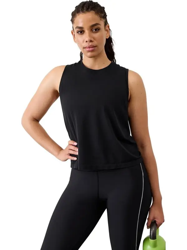Athleta In Motion Relaxed Tank - Black