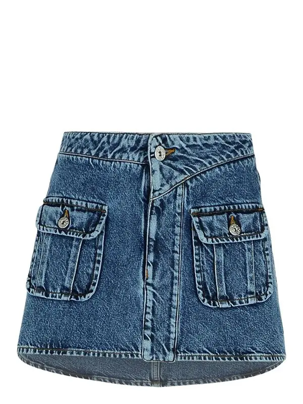 JW Anderson Denim Miniskirt - Blue