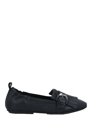 Fitflop Leather Loafers - Black
