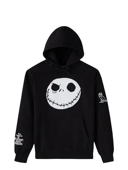 OVO The Nightmare Before Christmas Jack Skellington Hoodie - Black