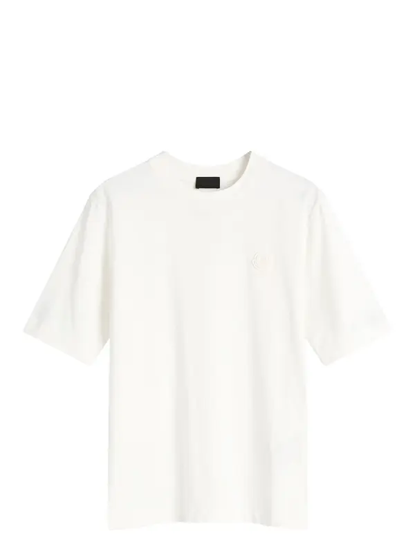 Moncler Logo Short Sleeve T-shirt - Off-white