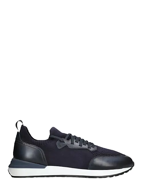 Magnanni Grafton Knitted Low-top Trainers - Navy
